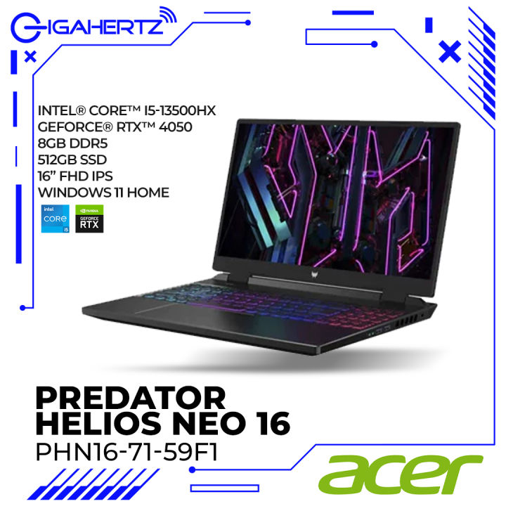 Acer Predator Helios Neo 16 PHN16-71-59F1 Gaming Laptop | Lazada PH