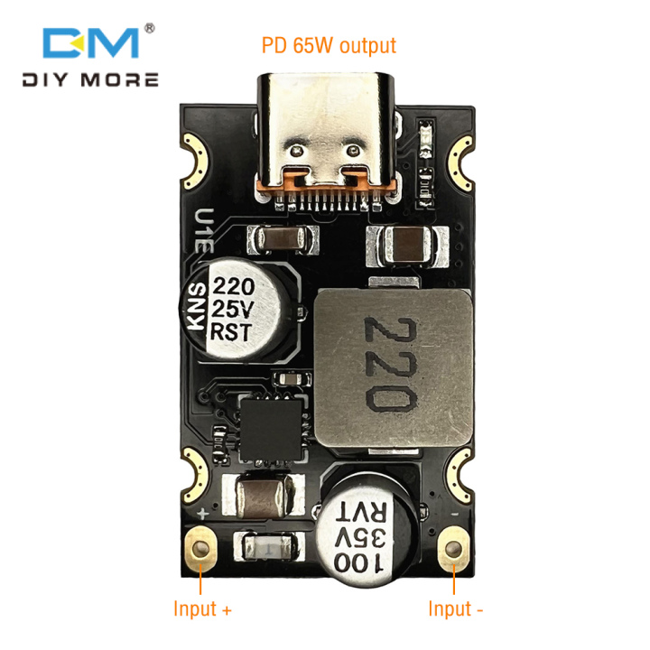 diymore 65W 8~30V DC to USB Type C PD 3.1 QC3 Fast Charge Step-Down Power Module Mobile Phone ...