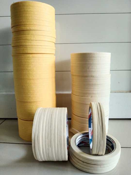 Lakban Kertas (Masking Tape) Kuning 5MM x 30M Isi 6 Pcs Bisa Bayar Di ...