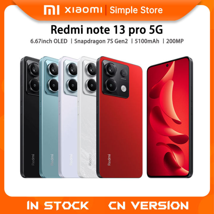 Redmi note 13 pro 5G Mobile Phone 6.67inch OLED Snapdragon 7S Gen2 ...