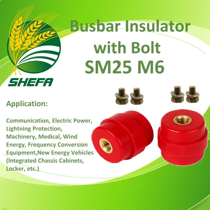 Busbar Insulator with Bolt SM25 M6, 10 pcs | Lazada PH