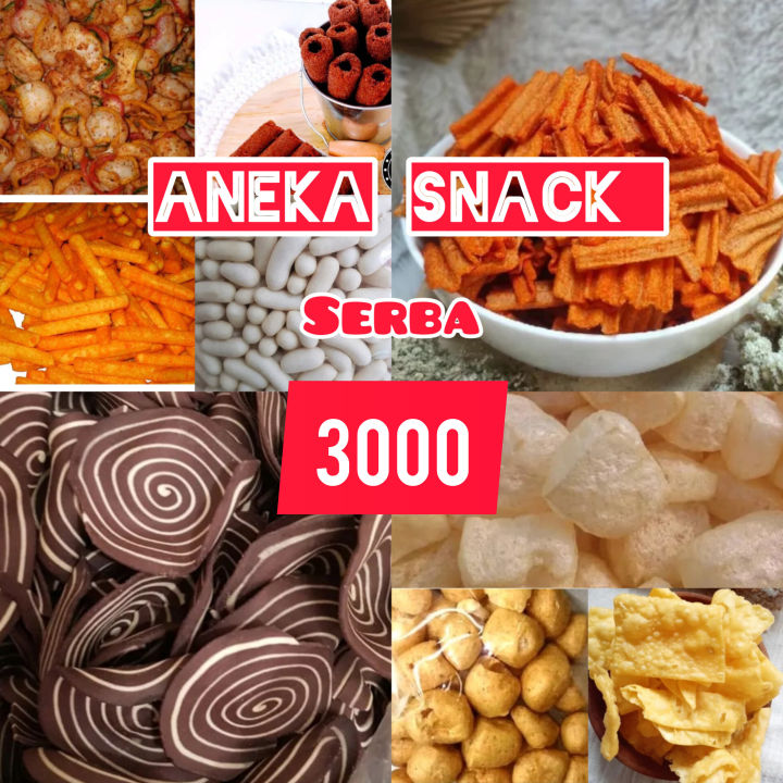 Snack serba 3000 Aneka Snack Serba 3000 | Lazada Indonesia