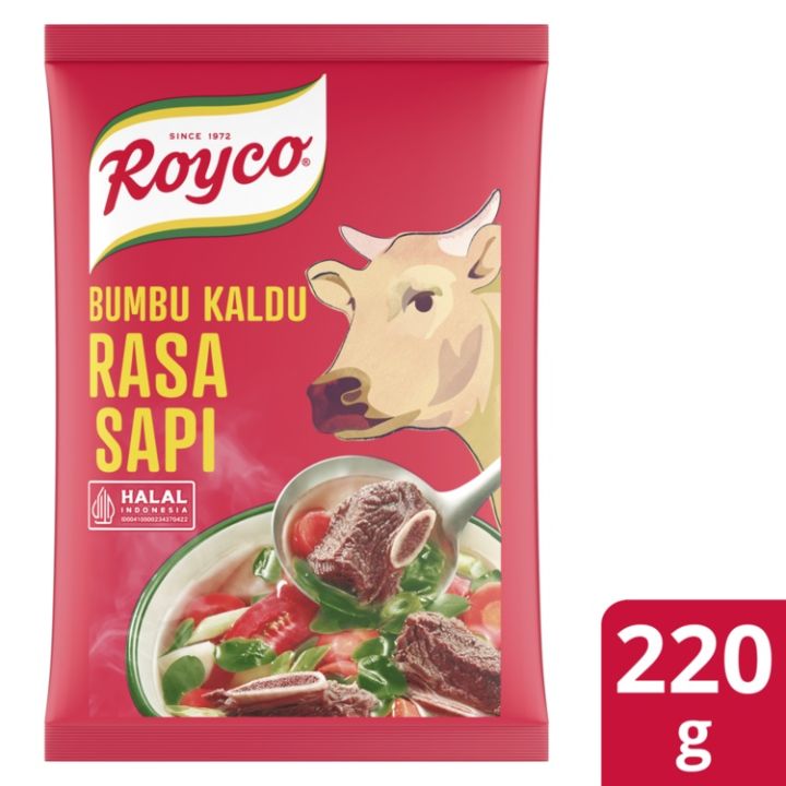 Royco Bumbu Penyedap Makanan Rasa Kaldu Sapi 220G kaldu ayam 220G ...