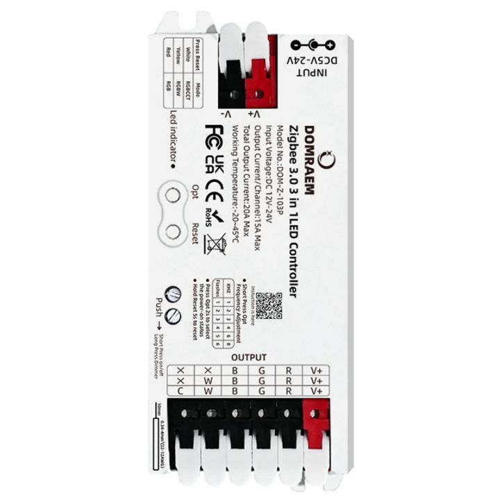 - Smart Dimmer Zigbee3.0 Rgb RGBW LED Strip Controller 3 in 1 RGBCCT ...