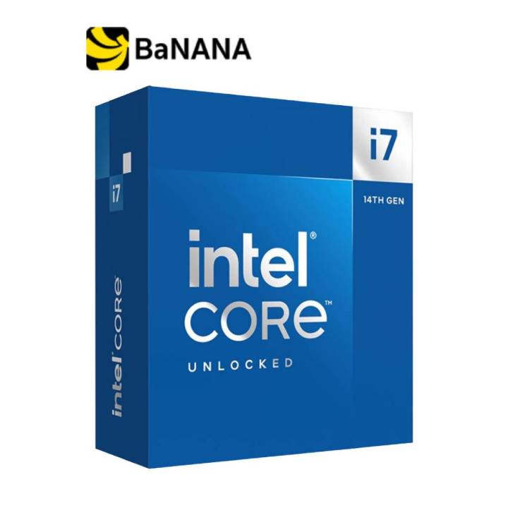 ซีพียู Intel CPU Core i7-14700K 3.40GHz 20C/28T LGA-1700 by Banana IT | Lazada.co.th