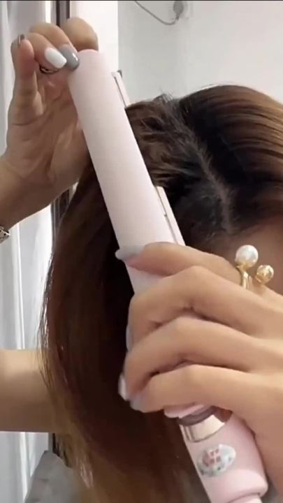 Corrugated Hair Crimping Iron Professional Ceramic 3D Fluffy Corn Hair ...