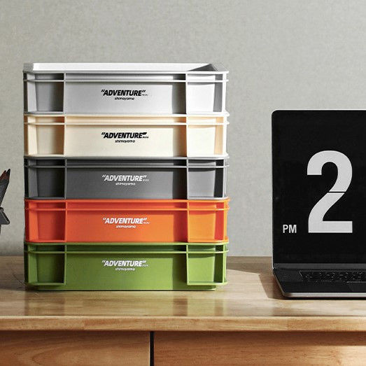 [SG Stock] Japan Shimoyama "Adventure" Storage Box Mini Crate ...
