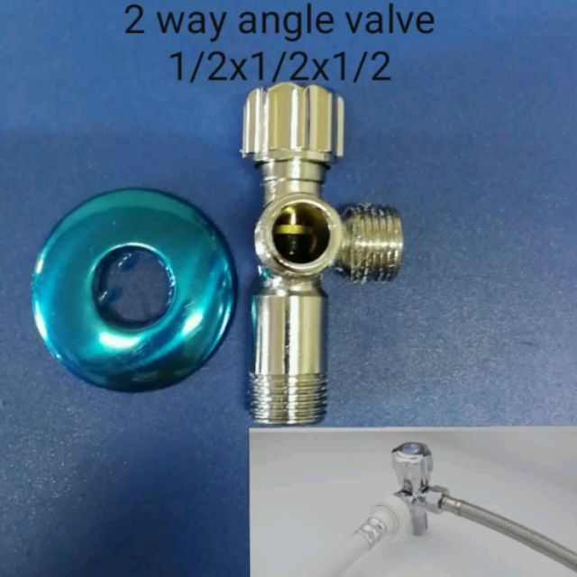 【Hot Optimization】 angle valve 2 way 1/2x1/2x1/2 | Lazada PH