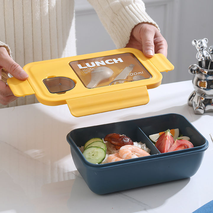 Kotak Makan / Lunh Box/ Tempat Makan 850 ML BPA FREE | Lazada Indonesia