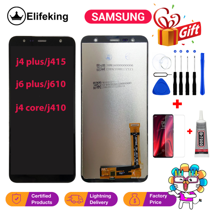 100% Tested For Samsung Galaxy J4 Plus Core J6 Plus LCD Display Touch ...