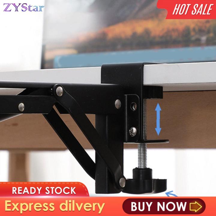 ZYStar Keyboard Tray Clamp Mount Adjustable Height Table Mount Arm ...