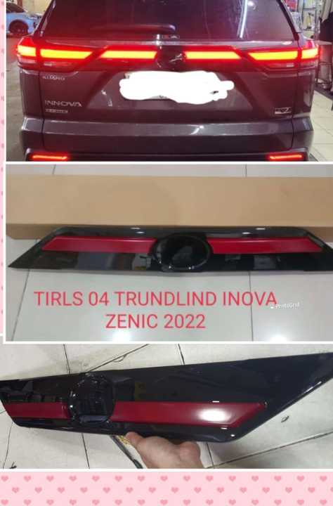 Trunk Lid LED Innova Zenix Merah | Lazada Indonesia