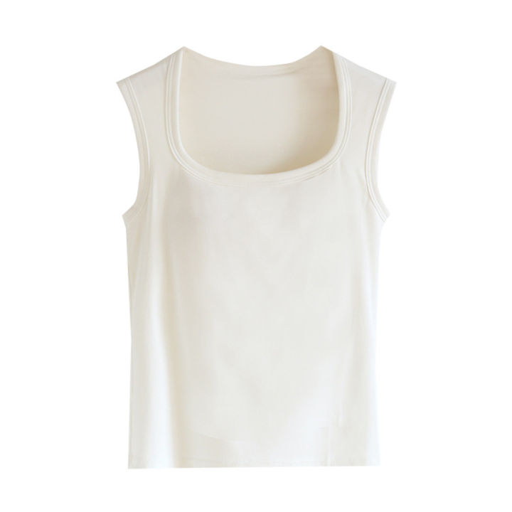 LORIOT Women's Bra Tank Top Camisole Sando Singlet Vest Square Neck ...