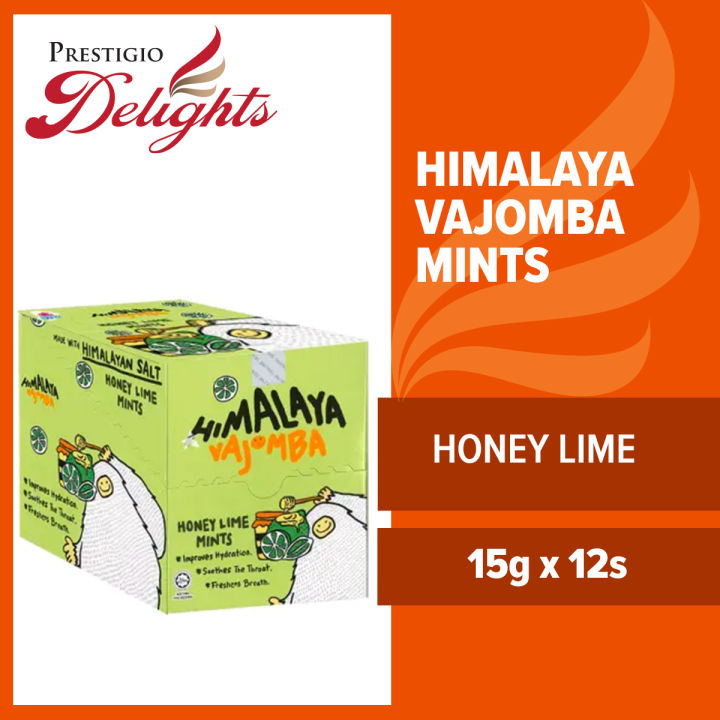 Himalaya Vajomba Honey Lime Mints Candy 15g x 12's | Lazada