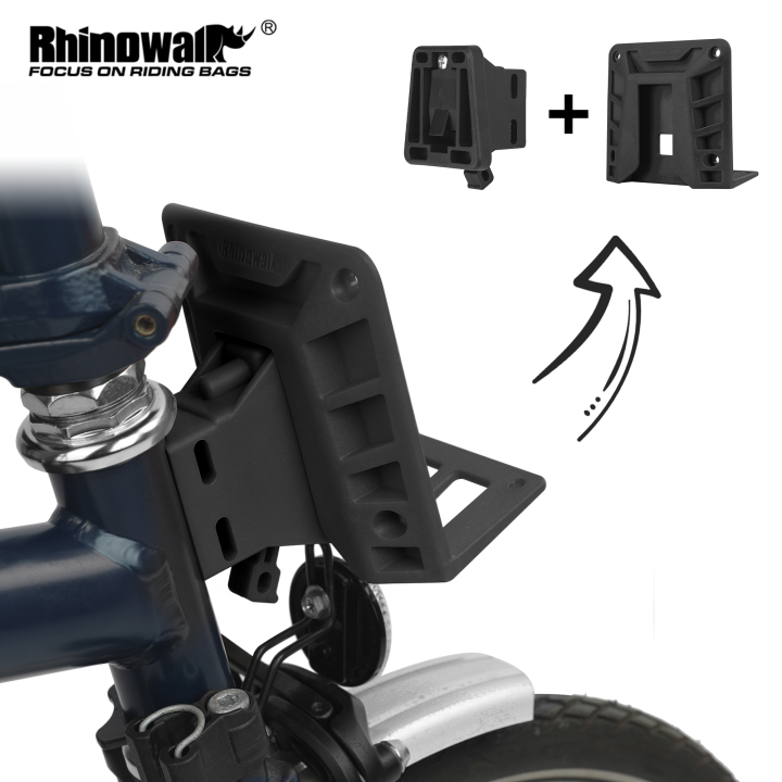 Rhinowalk Bike Bag Front Adapter Set DIY Contain Carrier Block Adapter ...