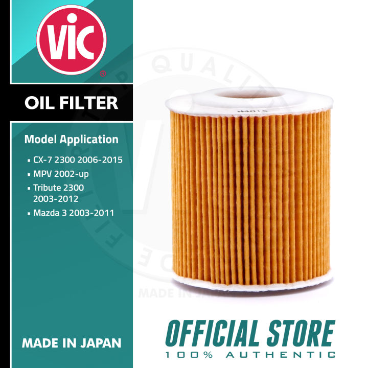 RoadFit VIC Oil Filter Element Type O-406 for Mazda CX-7, MPV, Tribute ...