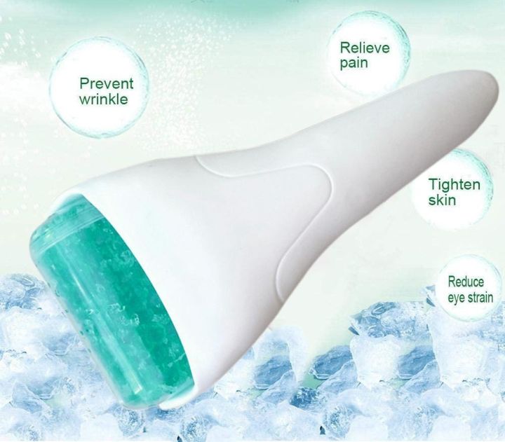 Ice Roller Face Massager Therapeutic Cooling Naturally Tone Tighten ...