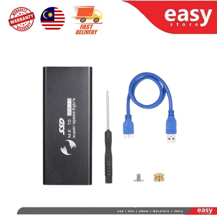 NEW PORTABLE M.2 SSD TO USB 3.0 CONVERTER ADAPTER EXTERNAL ENCLOSURE ...
