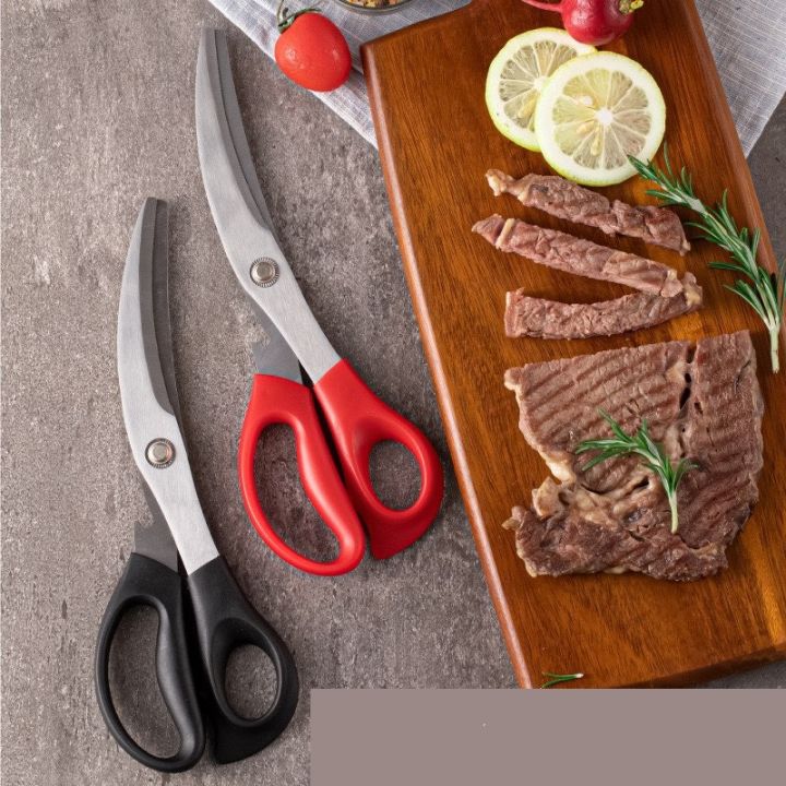 Kitchen Scissors Long Blades/ Meat Beef Pork Scissors Samgyupsal Korean ...