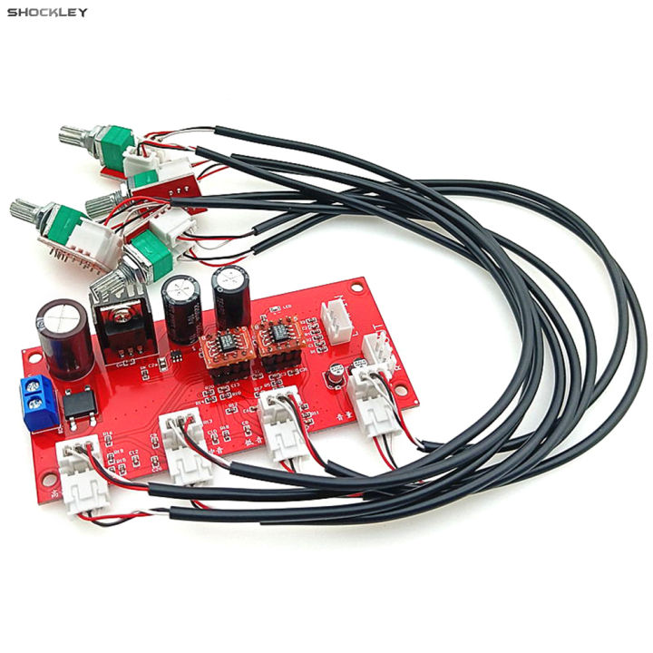 Shockley NE5532 AD828 Preamplifier แผงควบคุมความดังเสียงที่มีการควบคุม ...