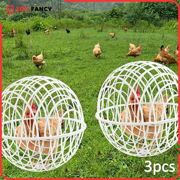 Zoo Fancy Rolling Chicken Coop Ball Shape Run Mobile Round Protection ...