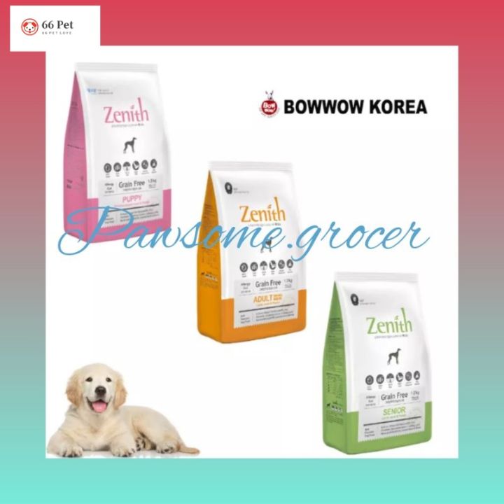 ZENITH Grain Free Dog Food for Puppies & Dogs - Premium Soft Formula for Puppy, Adult, Senior ...