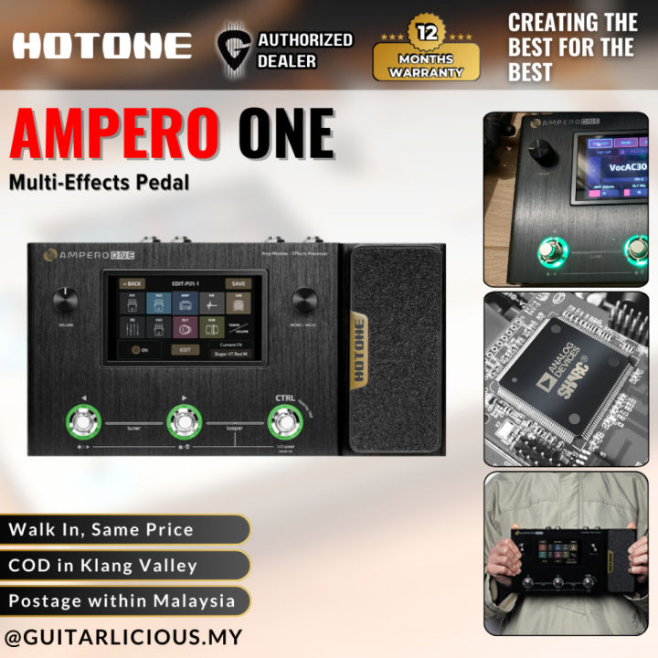Hotone Ampero ONE Multi-effects Pedal | Lazada