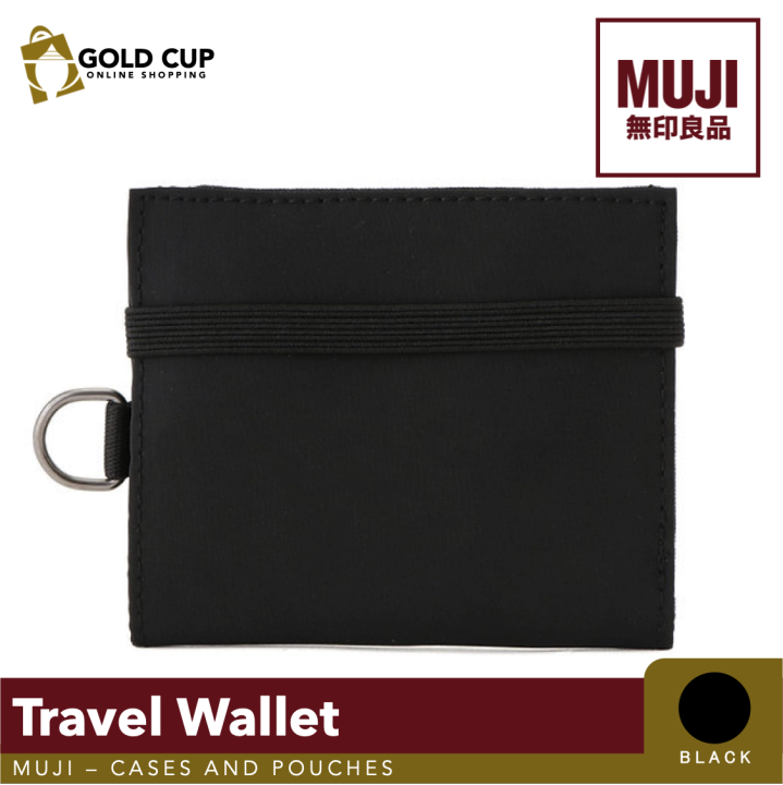 MUJI Travel Wallet Black (Cases and Pouches) | Lazada PH