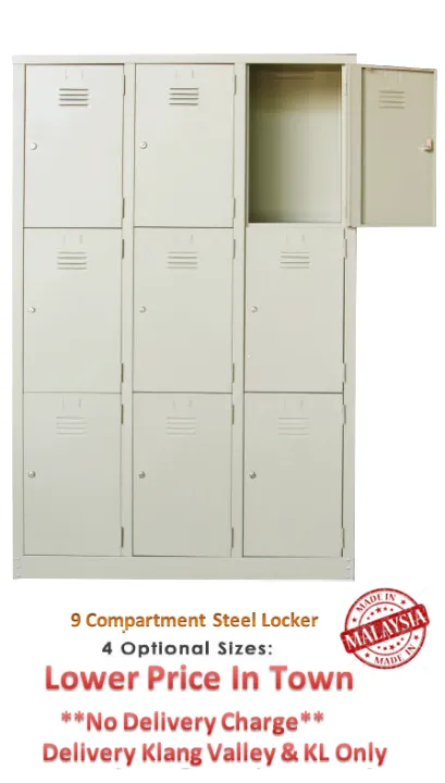 Steel Locker | 9 Compartment Steel Locker | Lazada