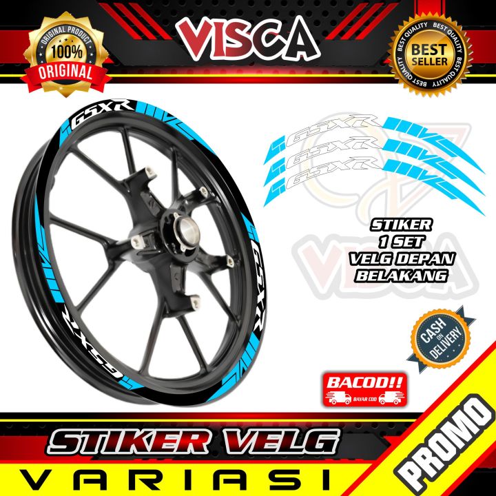 Stiker Velg List Velg Motor Stiker Velg GSX Motif Abstrack | Lazada ...