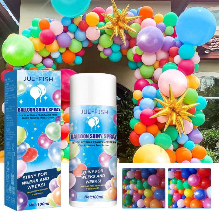 Jue-Fish Aerosol Balloon Spray Balloon Surface Texture Gloss Lasting ...