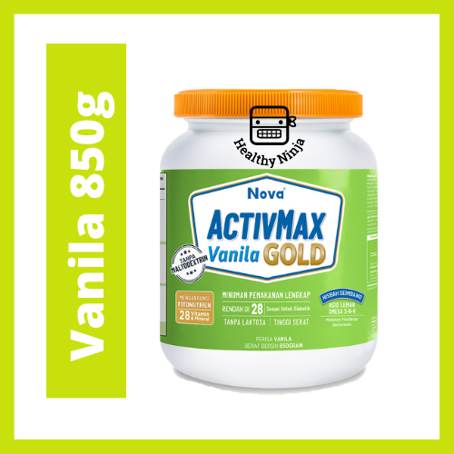 Nova Activmax Gold 850g ( Vanilla ) Low Glycemic Index 低升糖指数 营养代餐 | Lazada