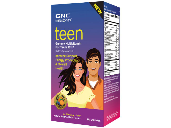 GNC MILESTONES™ Teen Gummy Multivitamins (120 gummies) | Lazada PH