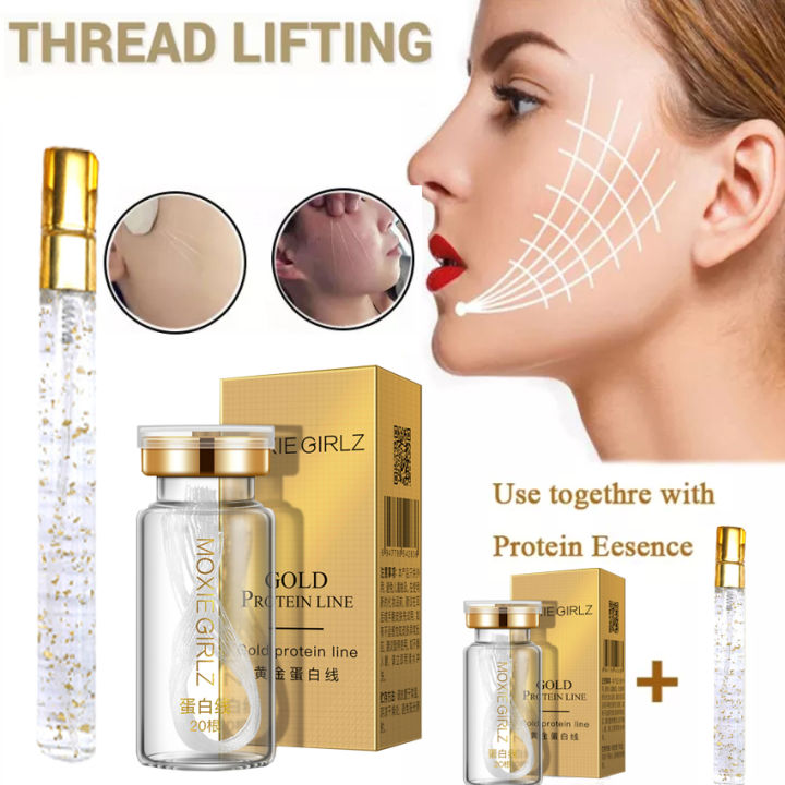 24K Gold Face Filler Absorbable Collagen Face Lift Plump Silk Fibroin ...