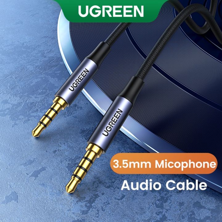 UGREEN 3.5mm Aux Cable 4 Pole TRRS 4-Conductor Auxiliary Male To Male ...