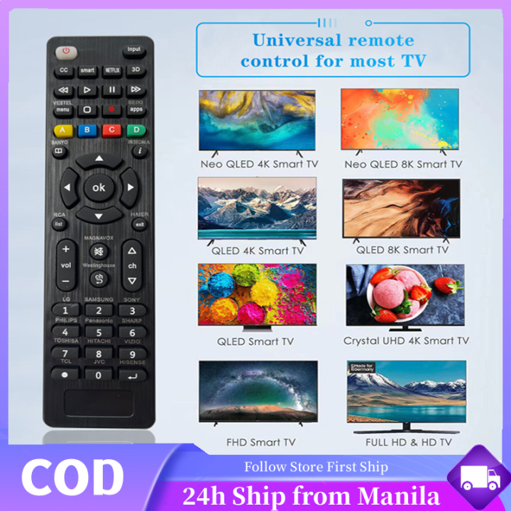 Universal TV Remote Control Replacement for Sharp Sony Panasonic Sanyo Hitachi Toshiba Bbk Supra ...