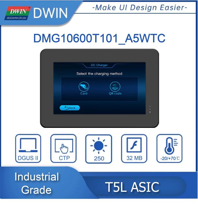 【No-profit】 Dwin Dgus Ii/ta 1024*600 Pixels Uart Lcm 10.1 Inch Hmi ...