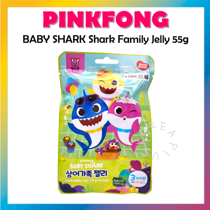 [PINKFONG] BABY SHARK Shark Family Jelly 55g | Lazada Singapore