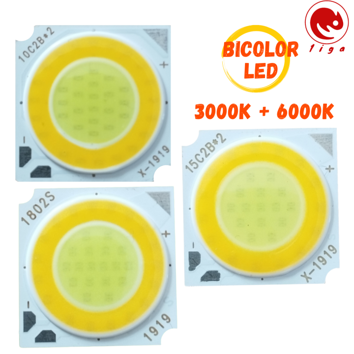 Mata Lampu LED 2 Warna - COB LED 10W 15W 18W - BiColor High Power LED ...