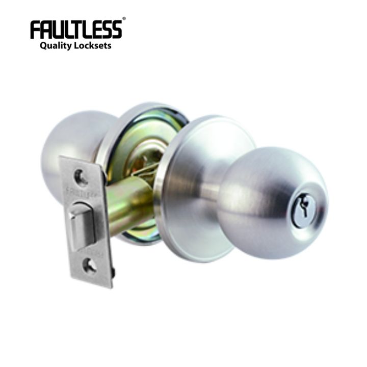 Faultless Quality Doorknob Satin Stainless Steel TH0W63000 (TW600B ...