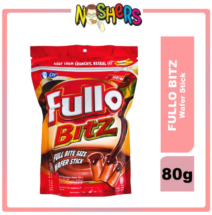 Noshers Fullo Bitz Chocolate Wafer Stick 80g Product of Indonesia ...