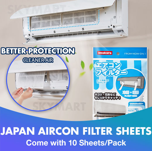Imakara Aircon Filter Sheet Air con Filter Sheets 10Sheets/Pack Air ...