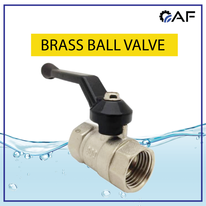 Brass Ball Valve, 3/8" to 4" NPT Nickel Plated, 300 WOG, Quarter Turn ...