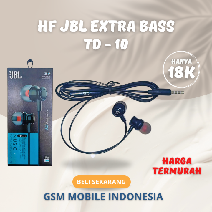 Headset Hf Hansfree TD -10 / TD - 20 Super Bass Edition | Lazada Indonesia