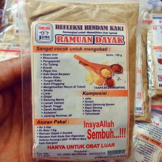 RAMUAN DAYAK RENDAM KAKI | Lazada Indonesia