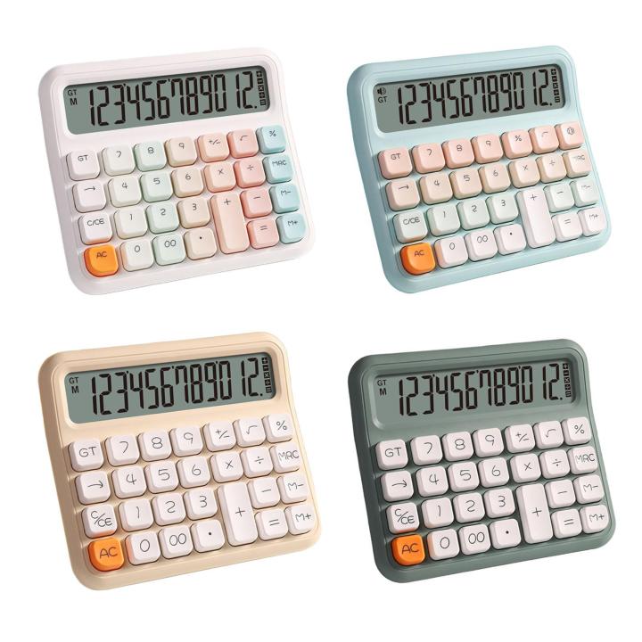 yiie92 mall Handheld nical Button 12Digit Big Buttons Desk Calculator ...