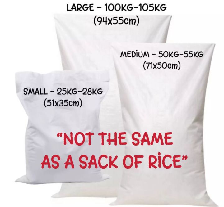 CLEAN WHITE SACK (SAKO) | Lazada PH