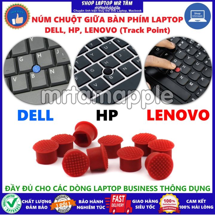 NÚM CHUỘT GIỮA BÀN PHÍM LAPTOP DELL, HP, LENOVO (NÚT CHUỘT CAO SU TRACKPOINT) | Lazada.vn