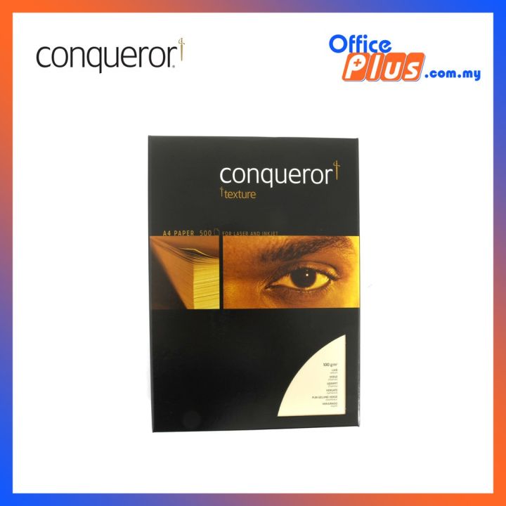 A4 Conqueror Paper 100gsm 500's - Cream Laid | Lazada
