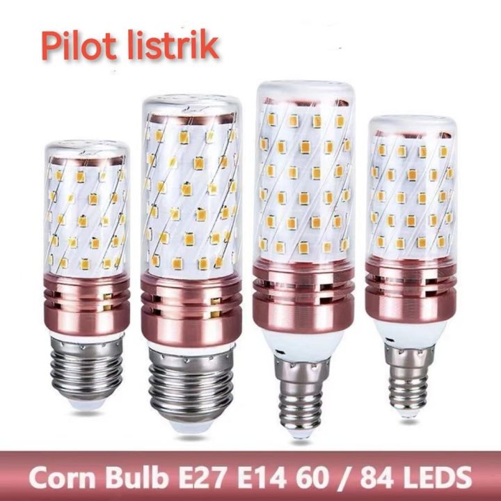 Lampu Candle LED E27 Dan E14 3Warna 12W/Putih+WW+K dan K+B+ungu ...